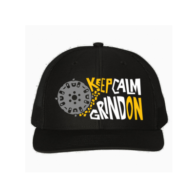 Keep Calm Grind On Snapback Hat – Bandit Industries Inc