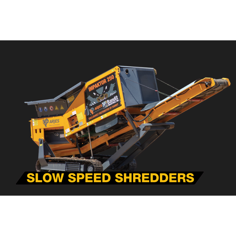 Slow Speed Shredder Machine Wall Cling – Bandit Industries Inc
